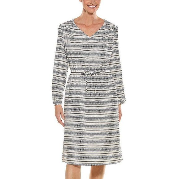 Coolibar | Dresses | Coolibar Upf5 Borghese Coverup Dress Ivory Cream ...